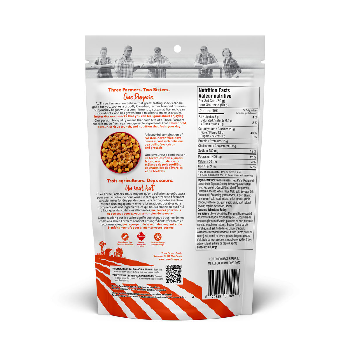 High Protein Cheezy Cheddar Snack Mix | Three Farmers Protein Snack