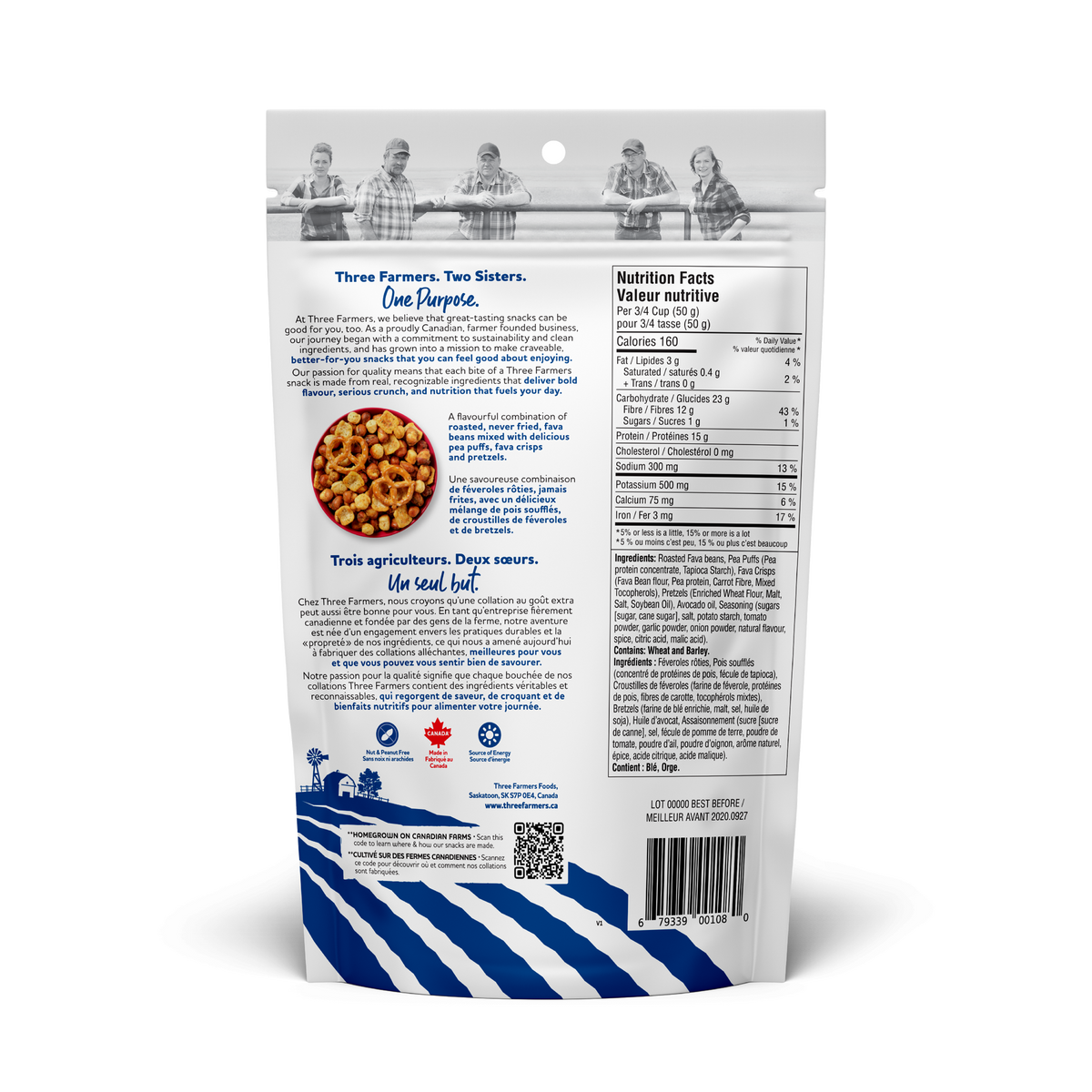 High Protein Ranch Snack Mix | Three Farmers Protein Snack